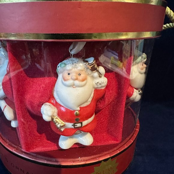 Lenox | Holiday | Vintage Retired 204 Lenox Santa Standabouts Set Of 5 ...